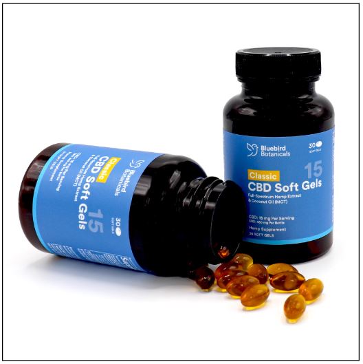Buy CBD SoftGel Capsules | Daily Wellness Made Easy – Bluebird Botanicals