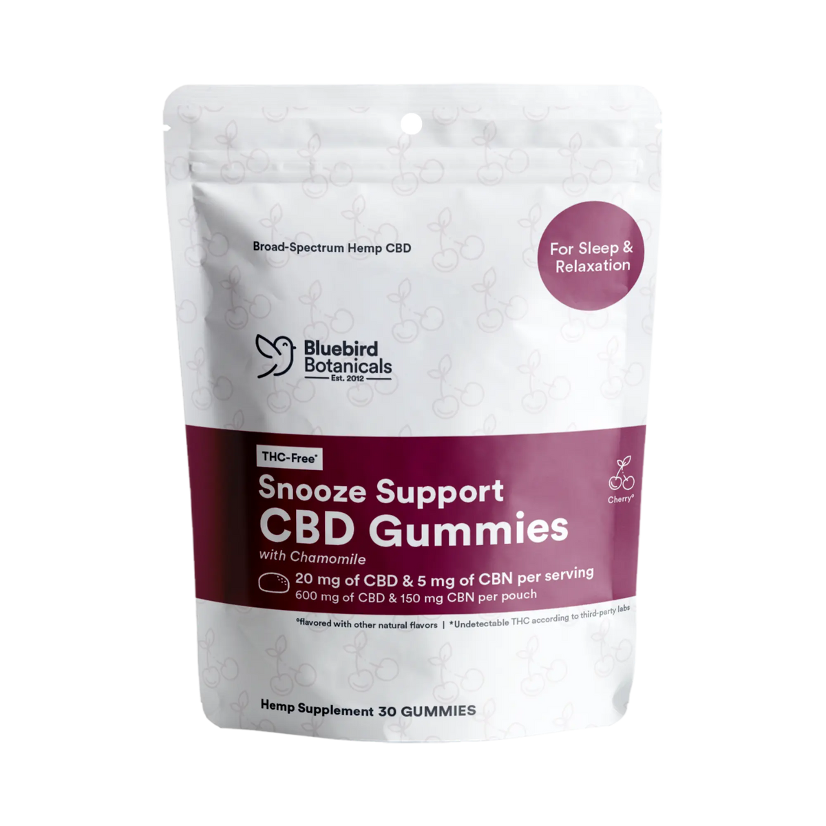 Snooze Support CBD Gummies for Sleep | Bluebird Botanicals