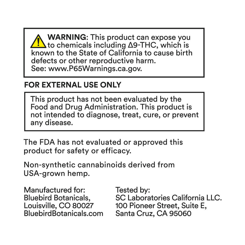 CBD Salve - 750mg CBD | Bluebird Botanicals
